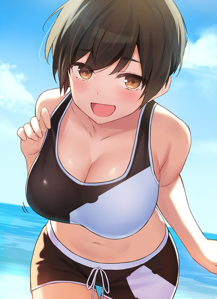 海で遊ぶ フレンチc さんのイラスト ニコニコ静画 イラスト