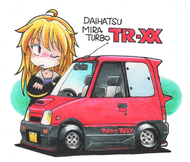 ダイハツ・ミラターボTR-XX (L70V) / napfish さんのイラスト - ニコニコ静画 (イラスト)