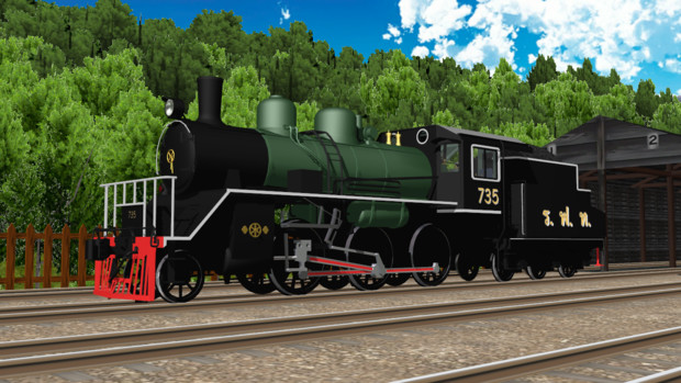 【MMD鉄道】大井川鉄道C56 44・タイ国鉄仕様【モデル配布】 / ざ！ さんのイラスト - ニコニコ静画 (イラスト)