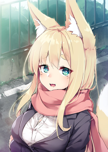 まろ眉狐耳巨乳っ娘 かわち雪 さんのイラスト ニコニコ静画 イラスト