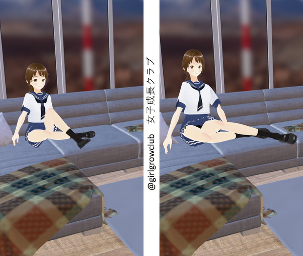 身長が伸びる女の子 女子成長クラブ さんのイラスト ニコニコ静画 イラスト