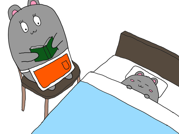 読み聞かせをするねずみ お絵かきねずみ さんのイラスト ニコニコ静画 イラスト