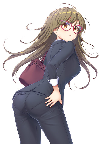 パンツスーツ眼鏡美人 Agira さんのイラスト ニコニコ静画 イラスト