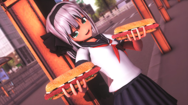 突如目の前にみょんっ、と突き出された青春【第2回mmd静画祭】 アンドロメーダ さんのイラスト ニコニコ静画 イラスト