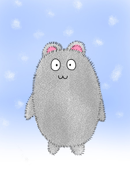 冬毛のねずみ お絵かきねずみ さんのイラスト ニコニコ静画 イラスト