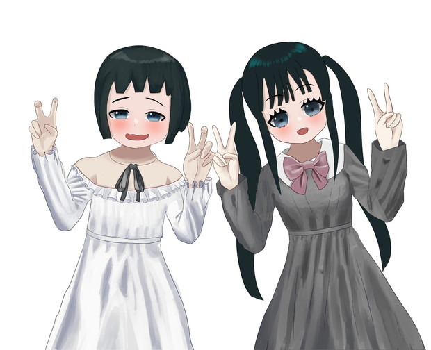 地雷系女子の姉と女装させられる弟君 ビノ さんのイラスト ニコニコ静画 イラスト