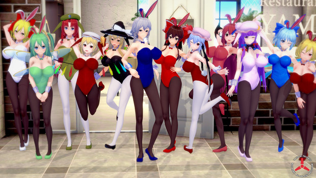 【コイカツサンシャイン】バニー紅魔郷 鈴蘭6510 さんのイラスト ニコニコ静画 イラスト