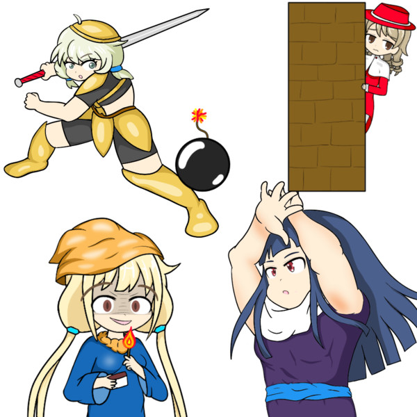 【im@s×FF3】乃々のクエストカットイン集 / ヤームチャ・ベルモンド さんのイラスト - ニコニコ静画 (イラスト)