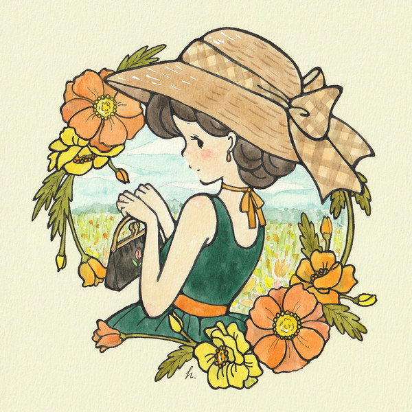 ポピー畑の思い出 はしこ さんのイラスト ニコニコ静画 イラスト