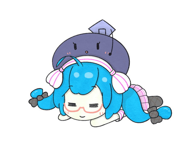 寝そべりウナちゃん くみちょー さんのイラスト ニコニコ静画 イラスト