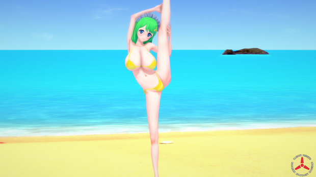【コイカツサンシャイン】金ビキニ風る～ことちゃん 鈴蘭6510 さんのイラスト ニコニコ静画 イラスト