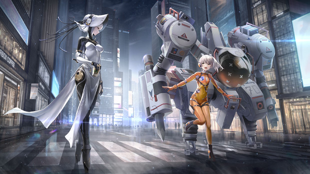 パニシンググレイレイヴン 2周年記念イラスト Amanun さんのイラスト ニコニコ静画 イラスト 