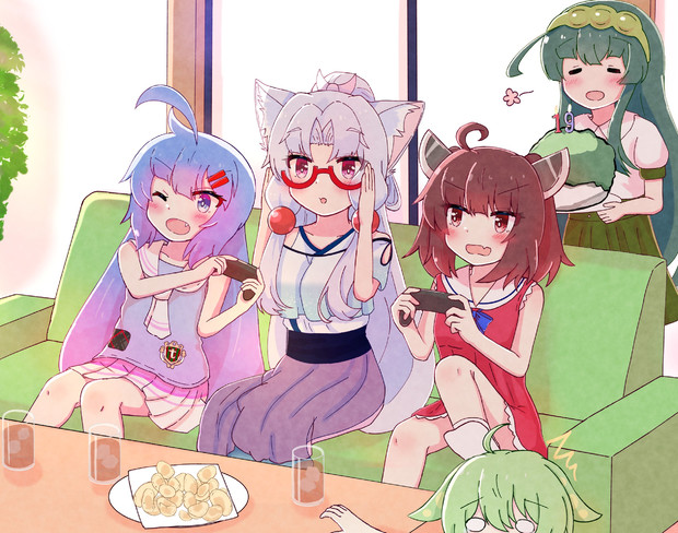 東北家とウナ 青太 さんのイラスト ニコニコ静画 イラスト