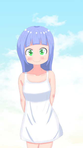 白のワンピースを着た女の子 いしぢ さんのイラスト ニコニコ静画 イラスト