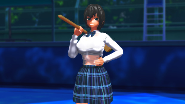 【第4回mmd静画祭】『掃除おわり！』（mmdオリキャラ） Smith O Person さんのイラスト ニコニコ静画 イラスト