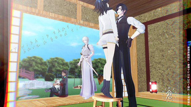 【mmd刀剣乱舞】背比べ【伊達組】【第4回mmd静画祭】 倉んべりぃ さんのイラスト ニコニコ静画 イラスト