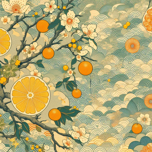 【ai生成】ラインアートのオレンジのイラスト Jprktwitter再開 さんのイラスト ニコニコ静画 イラスト