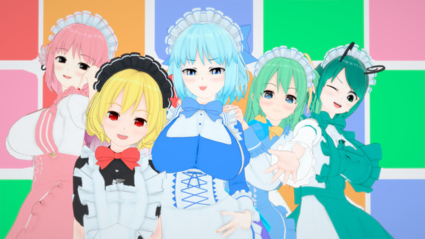 【コイカツサンシャイン】メイドバカルテット 大妖精 鈴蘭6510 さんのイラスト ニコニコ静画 イラスト