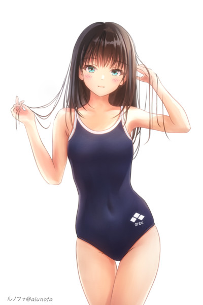 スクール水着の女の子 ルノファ さんのイラスト ニコニコ静画 イラスト