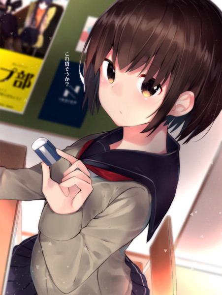 隣の席の女の子 ねく ｜ Neku さんのイラスト ニコニコ静画 イラスト