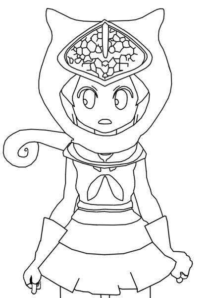 けものフレンズ パンサーカメレオンのぬりえ 讃岐 伊豆・対馬 の走り屋 さんのイラスト ニコニコ静画 イラスト