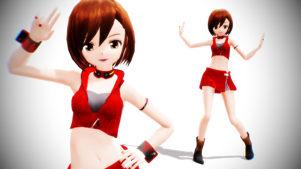 【MMDモデル】Lat式メイコYohl流V3モデル（限定版） / Yohl Lefrat さんのイラスト - ニコニコ静画 (イラスト)