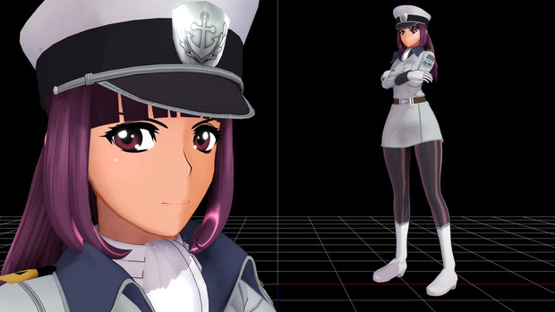 MMD藤堂早紀配布開始だッ！ / 毒島真琴/ワルサーP(38) さんのイラスト - ニコニコ静画 (イラスト)