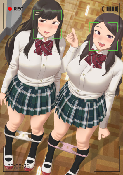 パンツ下ろしガールズ 緑茶みち さんのイラスト ニコニコ静画 イラスト