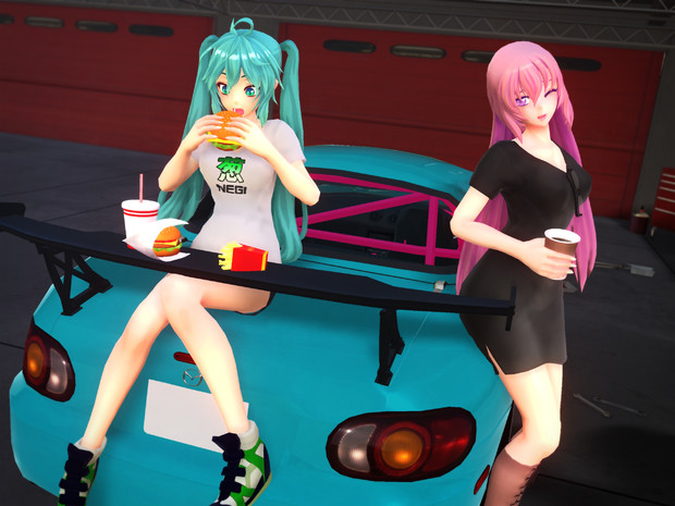 MMD 羽根のつかいかた / MIT$U さんのイラスト - ニコニコ静画 (イラスト)