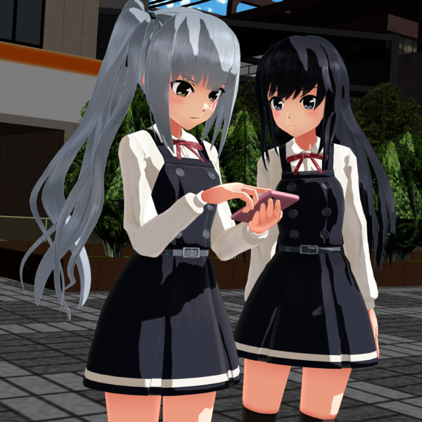 【mmd艦これ】つかさ式霞・朝潮 涼一 さんのイラスト ニコニコ静画 イラスト